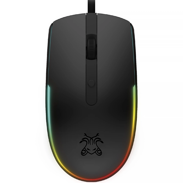 Mouse Con Cable Gaming Mox Emporium MO-M251 / USB / 3600DPI / RGB - Negro